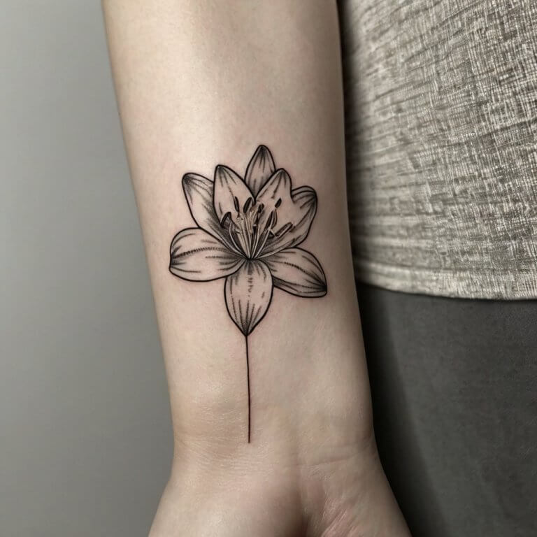 The Elegance of Lily Tattoos: Meanings and 120+ Design Inspirations
