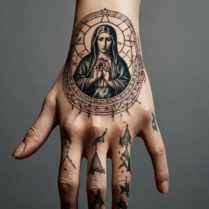 The Sacred Significance of Virgin Mary Hand Tattoos: A Blend of Faith ...